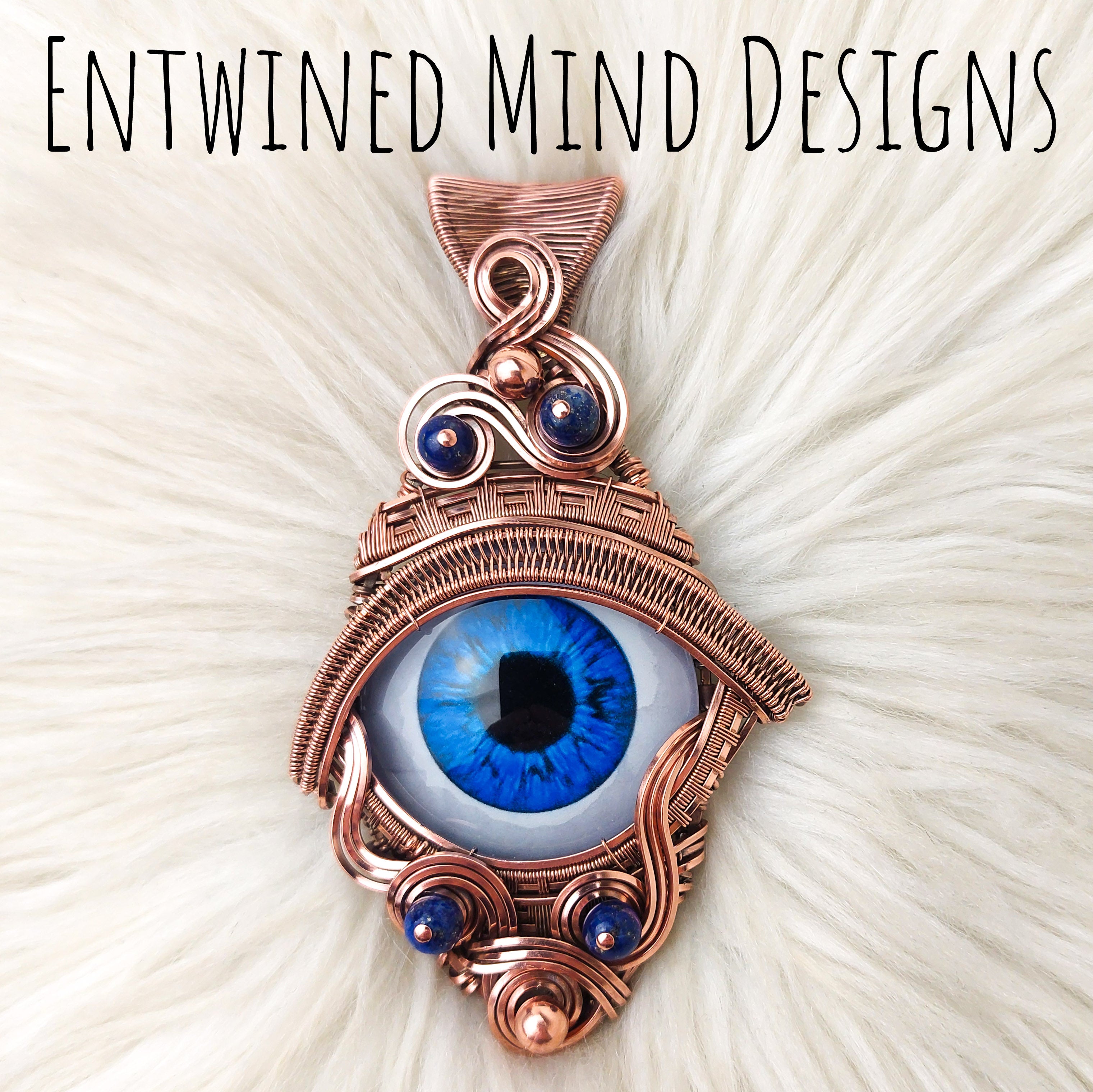 Eye Pendant in Copper – Entwined Mind Designs
